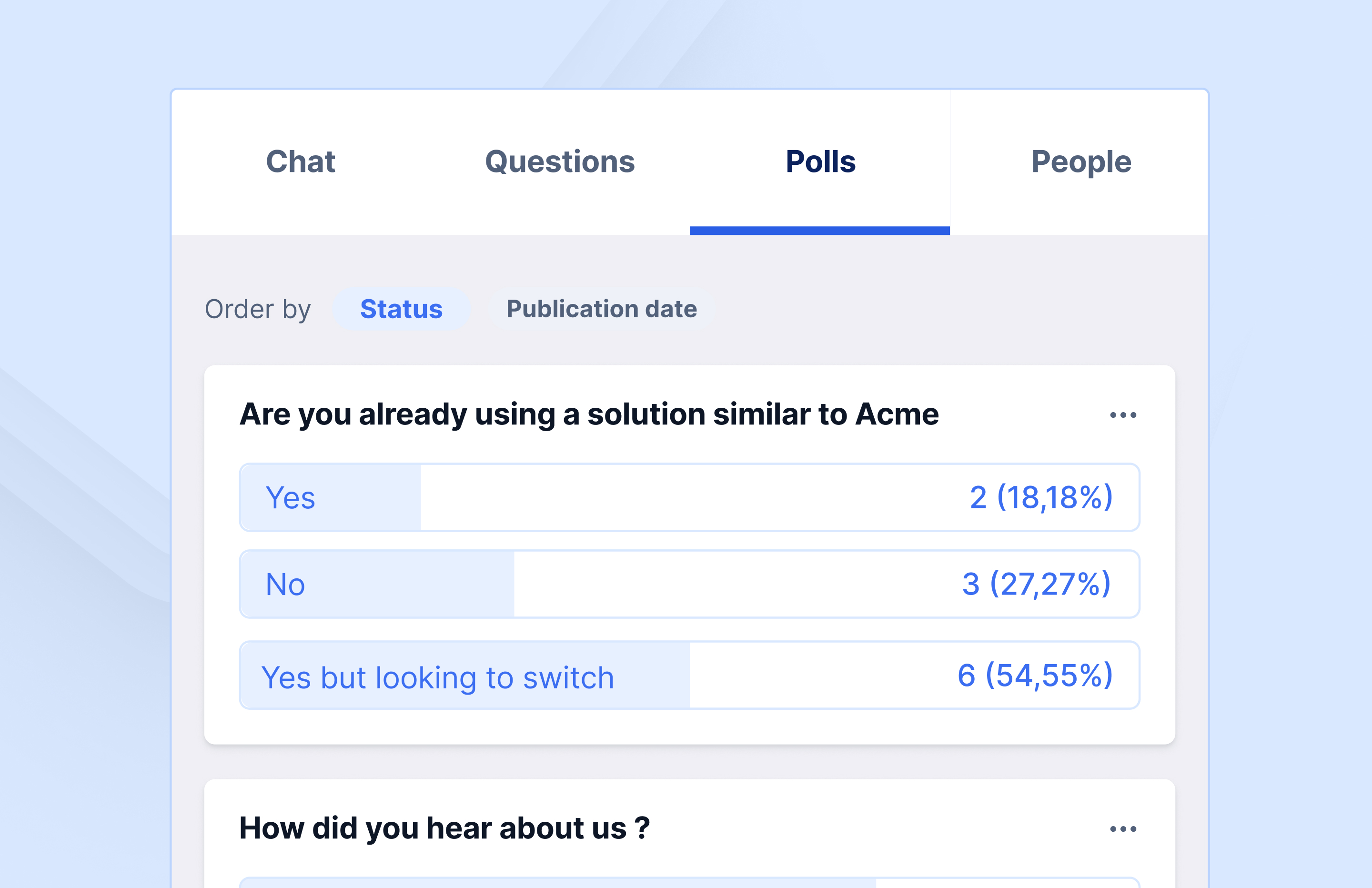 Features | Livestorm